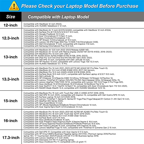 MOSISO Laptop Sleeve Bag Compatible with MacBook Air 15 inch M2 A2941 2023/Pro 15 A1990 A1707, 15 Surface Laptop 5/4/3,Dell XPS 15,HP Stream 14 inch, Polyester Vertical Case with Pocket, Gray