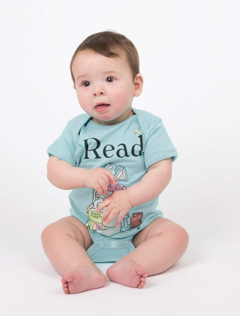Out of Print Elephant & Piggie Read Baby Bodysuit 6 Months