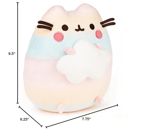 GUND Pusheen Rainbow Ombre Plush, Stuffed Animal for Ages 8 and Up, Rainbow, 9.5β