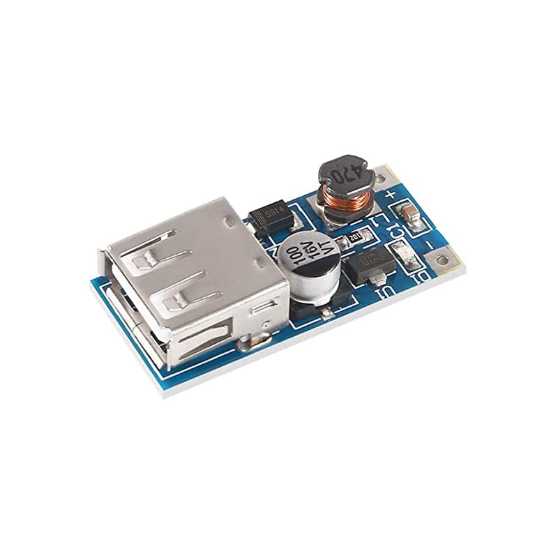 AIMPGSTL 5PCS DC-DC 0.9V-5V to 5V PFM 600MA Step Up Boost Converter Supply Voltage Module Mobile Power Bank USB Boost Converter Charger Board Module