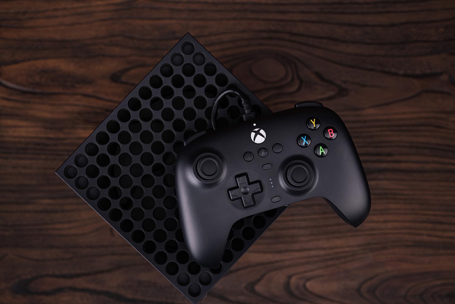 8Bitdo Ultimate Wired Controller for Xbox Series X|S, Xbox One and Windows, PC Gaming Gamepad with Back Buttons, Trigger Vibration, 3.5mm Audio Jack & Mic Mute Button - Officially Licensed (Black)