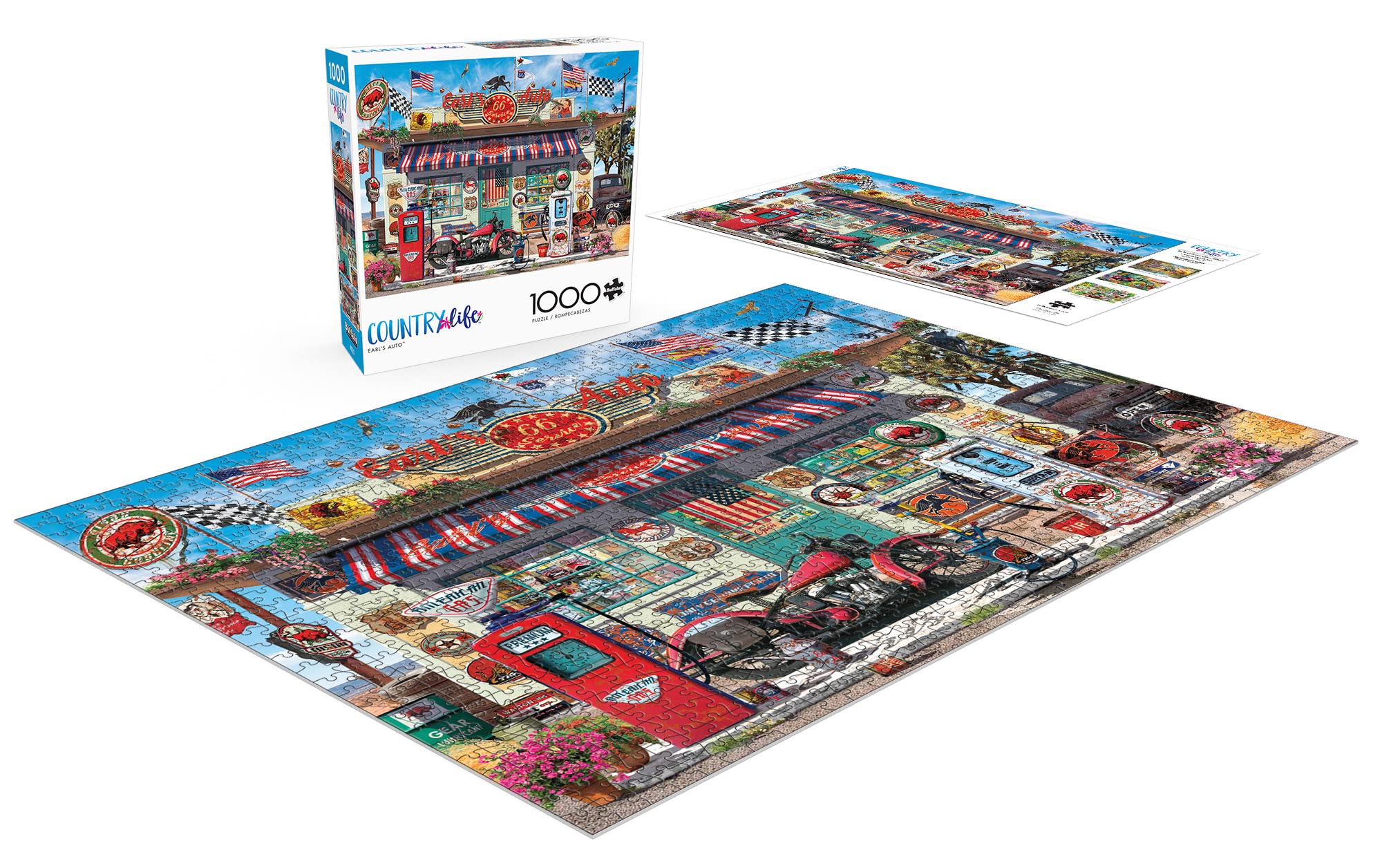 Buffalo Games - Earl's Auto - 1000 Piece Jigsaw Puzzle
