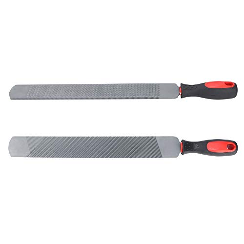 BRDI Horseshoe File, Double-Sided Farrier Hoof Rasp T12 Carbon Tool Steel Hoof Trimming Shoeing Tool for Horseshoe Trimming