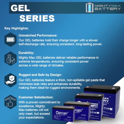 Mighty Max Battery 12V 18AH GEL Battery for Jump n Carry JNC660 JNCAIR JNC 660