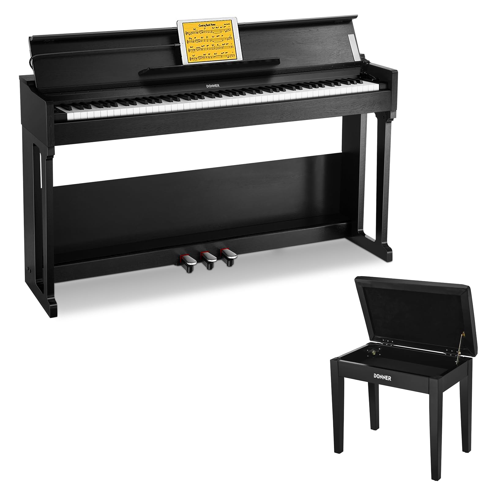 Donner DDP-90 Digital Piano + Donner Piano Bench