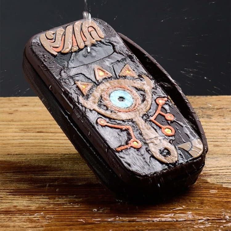 Carrying Case Compatible with Nintendo Switch Zelda,Travel Silicone Hard Shell Bag Pouch with Link Sheikah Slate Eye for Nintendo Switch Console Joy-con Joy-Straps Accessories | Waterproof /Portable
