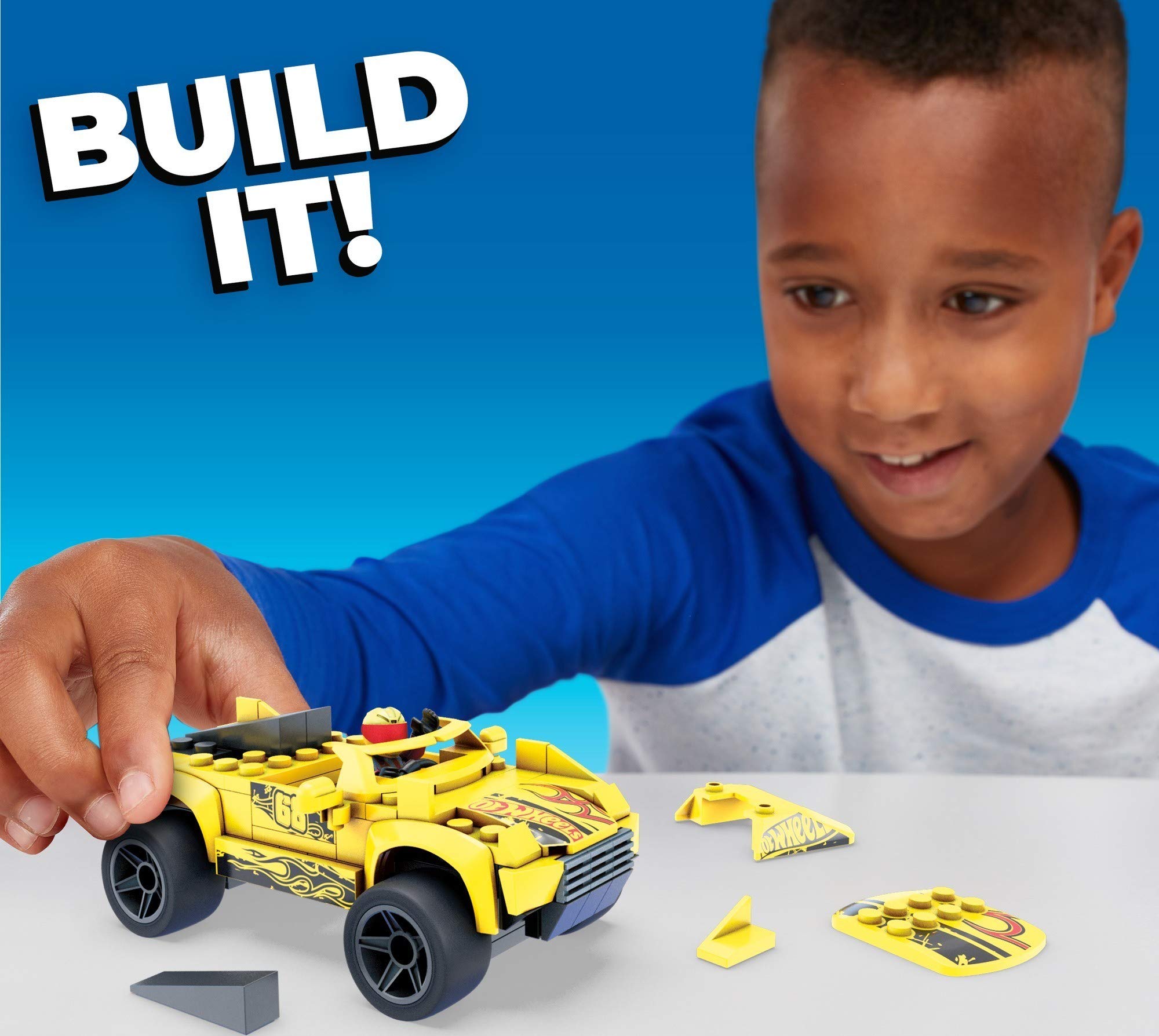Hot Wheels Mega Construx Baja Truck Construction Set, Building Toys for Kids