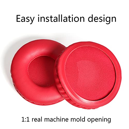 Breathable Ear Pads Pillow Cover 1 Pair Memory Foam Earpads Replacement Black White Compatible with ATH-AR3BT AR3IS gaming earmuffs Replacement headband earmuffs cushion compatible with ATH-AR3BT