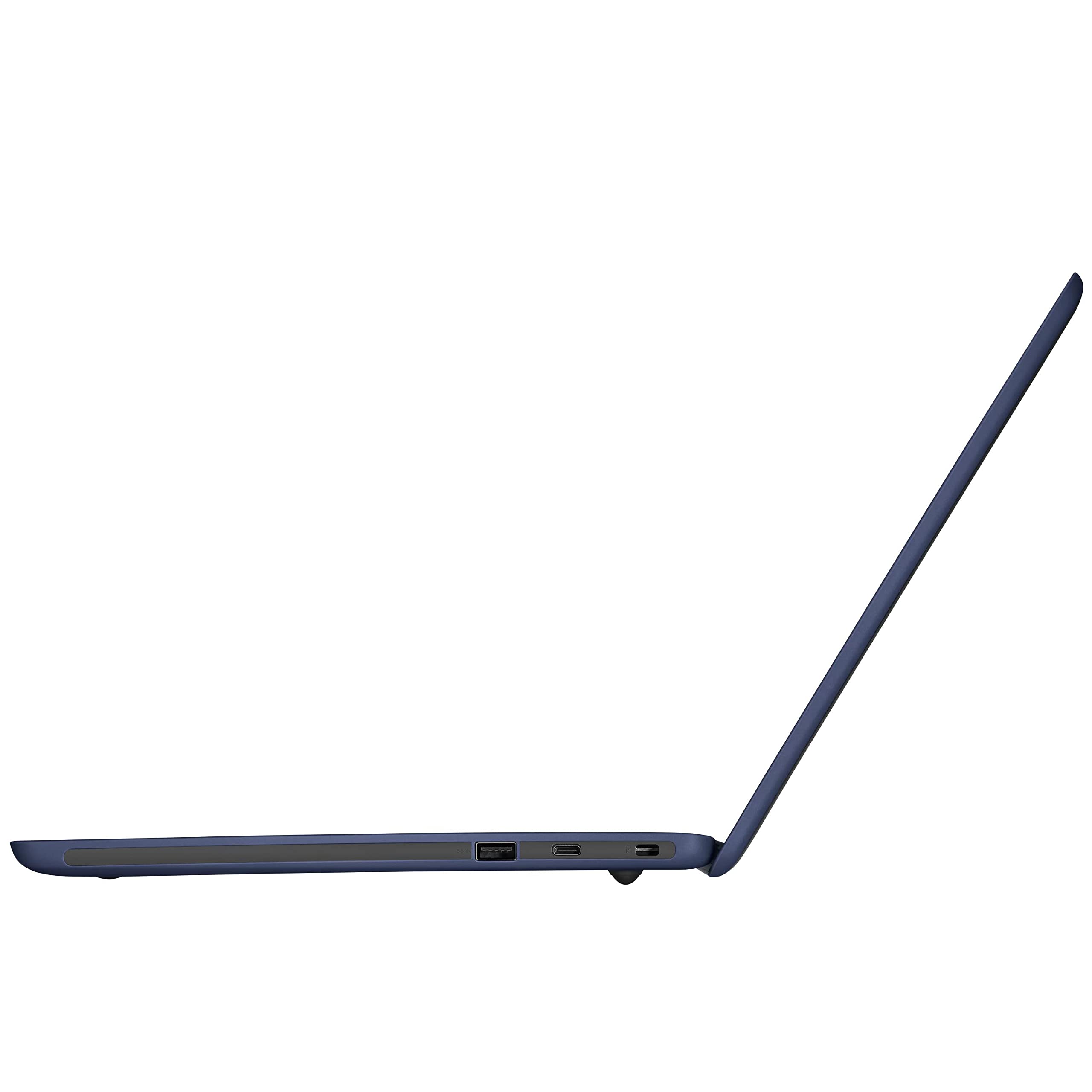ASUS C403 Chromebook 14" Laptop Computer, Intel Celeron N3350 up to 2.4GHz, 4GB LPDDR4 RAM, 48GB Storage (32GB eMMC + 16GB Flash Drive), 802.11AC WiFi, Bluetooth, Webcam, Dark Blue, Chrome OS