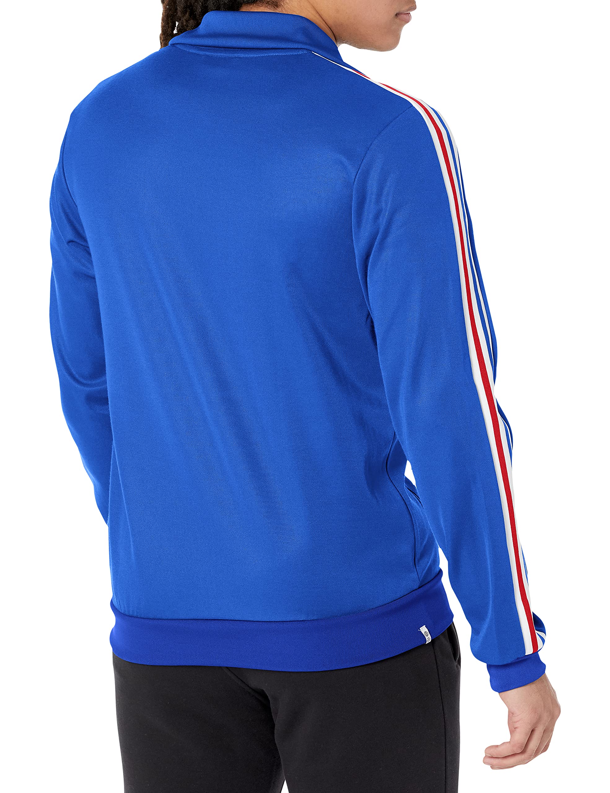 adidas Originals Men's Beckenbauer Track Top, Team Royal Blue/Team Royal Blue/White/Team Power R, Medium