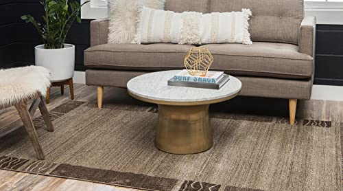 Rugs.com Angelica Collection Rug β 3' x 5' Dark Beige Medium Rug Perfect for Entryways, Kitchens, Breakfast Nooks, Accent Pieces