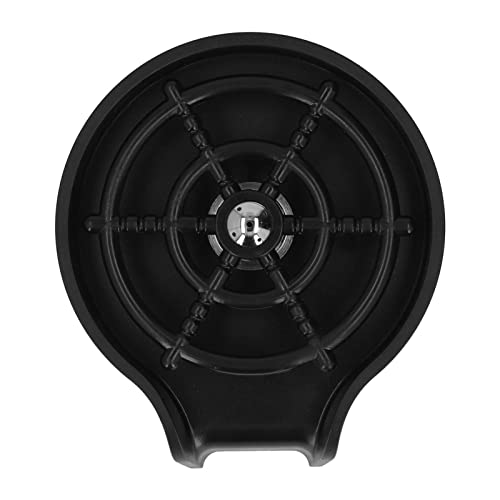 High Pressure Glass Rinser Washer Glasswasher Cleaner Glass Washer Bar Sink for Pub Automatic Washing Equipment Wash Machine Glass Washers (Black)
