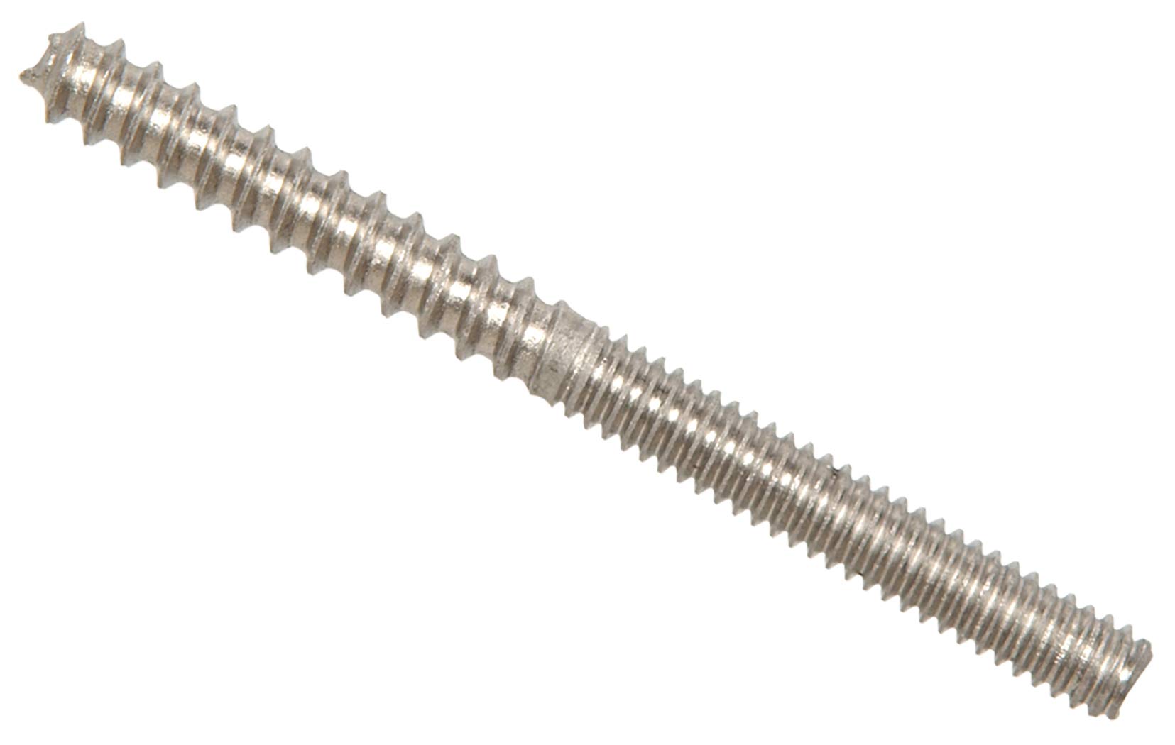 Hillman 44945 1/4-20 x 2-Inch Stainless Steel Hanger Bolts, 15-Pack