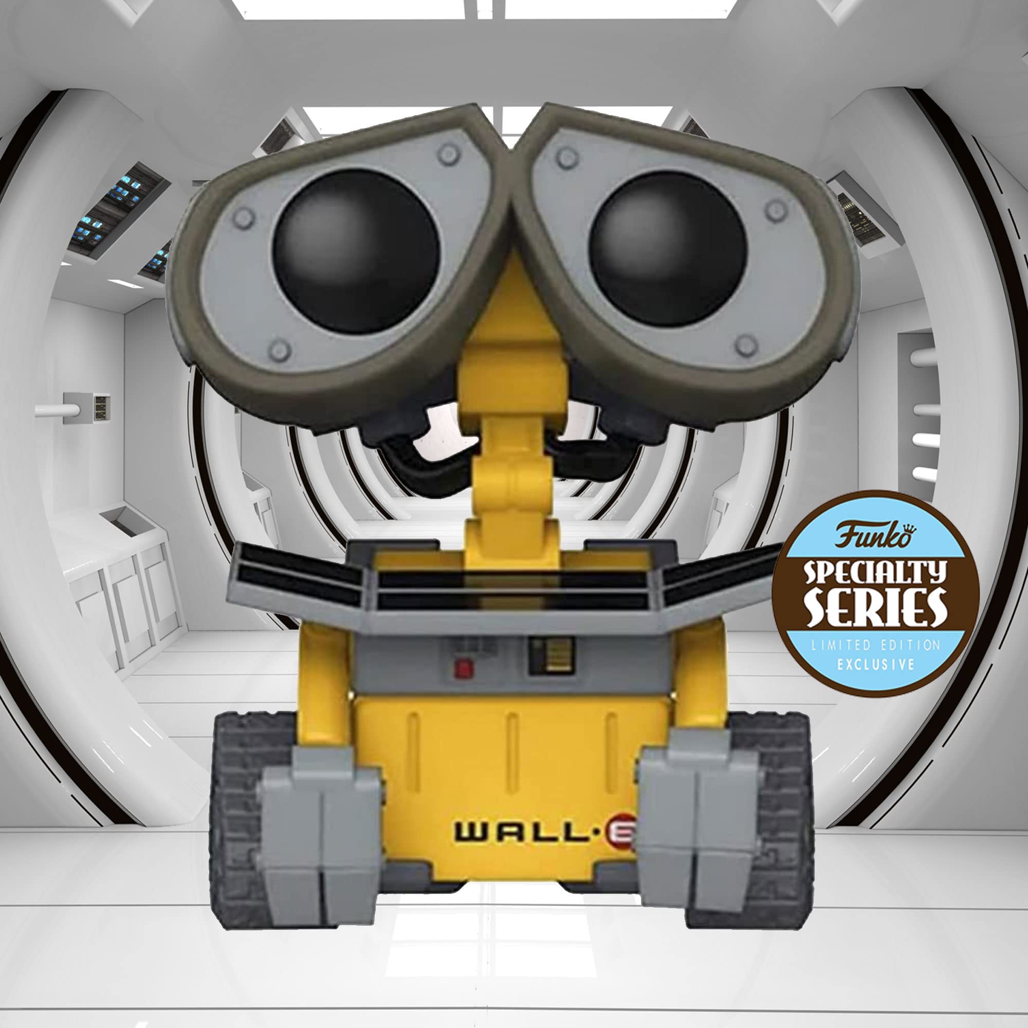 Funko Charging Wall-E Specialty Series Pop Protector Bundle – Disney Charging Wall-E Specialty Series Pop Figurine 3.75 Inch with Clear Plastic Pop Protector Case