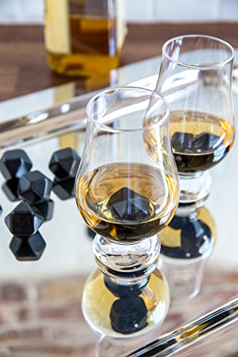 Outset Chillware Whiskey Stones, Granite, Set of 9
