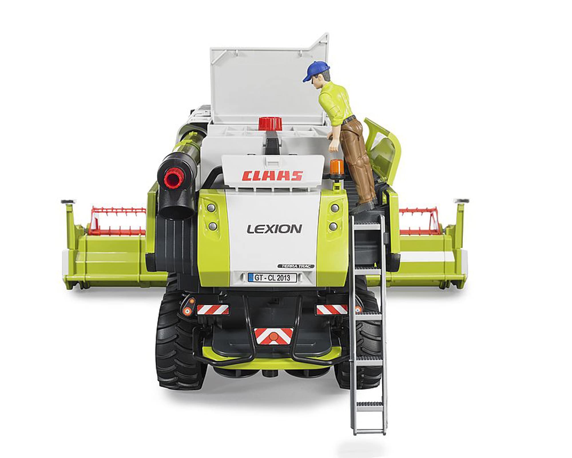 Bruder 02119 CLAAS Lexion 780 Combine Harvester, Realistic Farm Harvesting Tractor Toy, Green