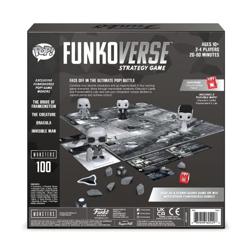 Funko Funkoverse: Universal Monsters 100 4-Pack Miniature Figures (Styles May Vary)