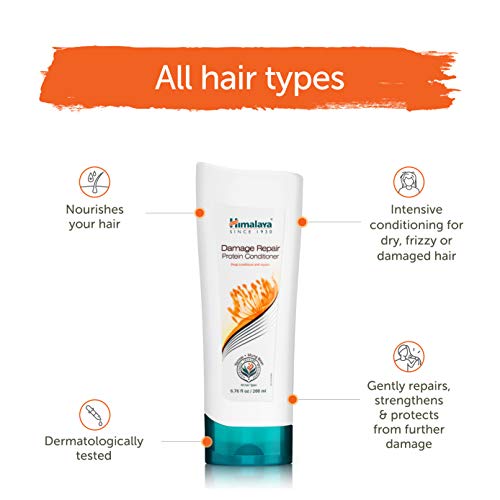 Himalaya Damage Repair Protein Conditioner, to Deep Condition and Repair Hair, 6.76 Fl Oz (200ml)