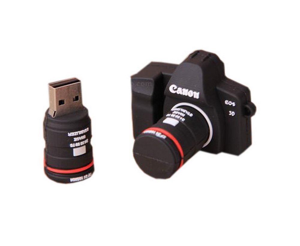 Creative Silicone Camera USB 2.0 Flash Drive 8GB