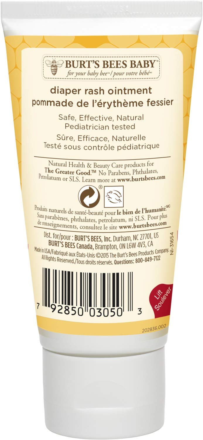Burt's Bees Baby 100% Natural Diaper Rash Ointment - 3 Ounces Tube