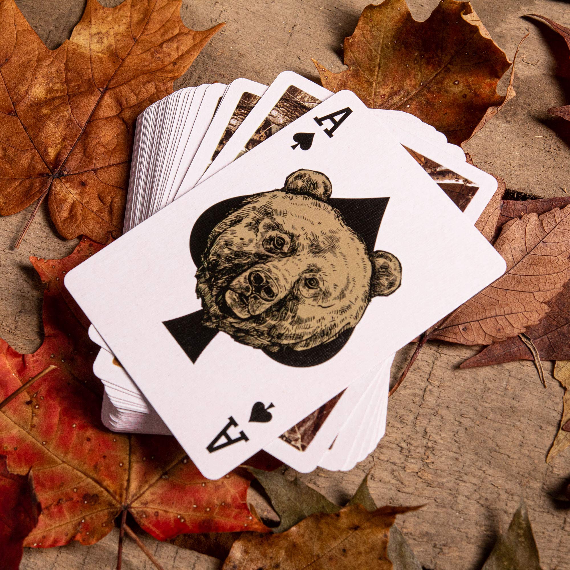 Brybelly Realtree Camouflage Playing Card Deck|Premium Woodland Standard Poker Size Camo Playing Cards|Woodland