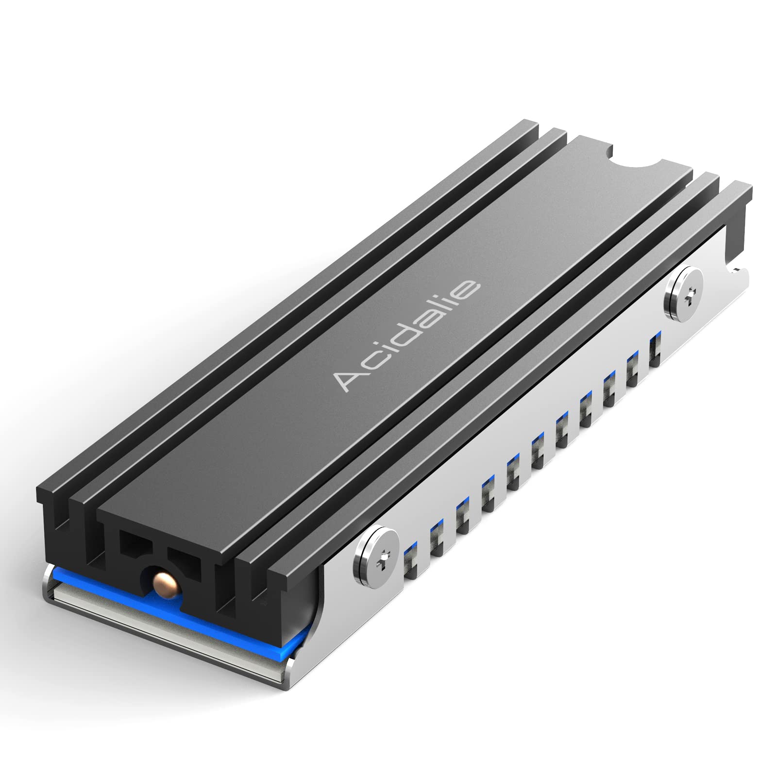 Acidalie M.2 SSD heatsink for PS5 and PC with Aluminum and Copper Heat Pipe Cooler M.2 PCIE NVMe SSD(2230/2242/2260/2280)