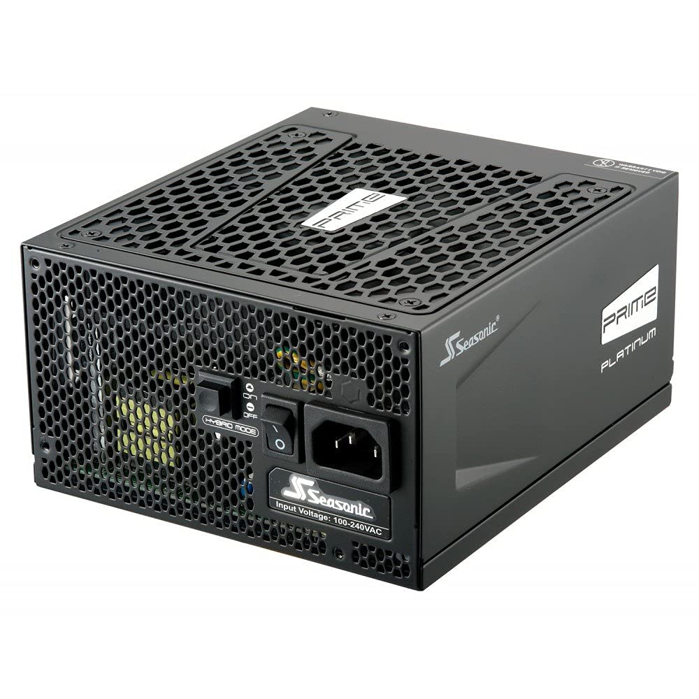 Seasonic PRIME 1300 Platinum SSR-1300PD 1300W 80+ Platinum ATX12V & EPS12V Full Modular 135mm FDB Fan Power On Self Tester Power Supply
