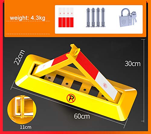 CAIMIAO Security Posts for Driveways,Car Park Driveway Guard Saver,Easy Installation Car Parking Lock,Protect Your Parking Space