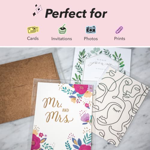 Pack It Chic - 4β X 6β (1000 Pack) Clear Resealable Polypropylene Bags - Fits 4X6 Prints, Photos, A1 Cards, Envelopes - Self Seal