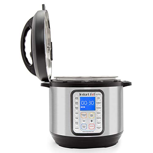 Instant Pot Duo Plus 9-in-1 Electric Pressure Cooker, Sterilizer, Slow Cooker, Rice Cooker, 6 Quart, 15 One-Touch Programs & Ceramic Non-Stick Interior Coated Inner Cooking Pot - 6 Quart