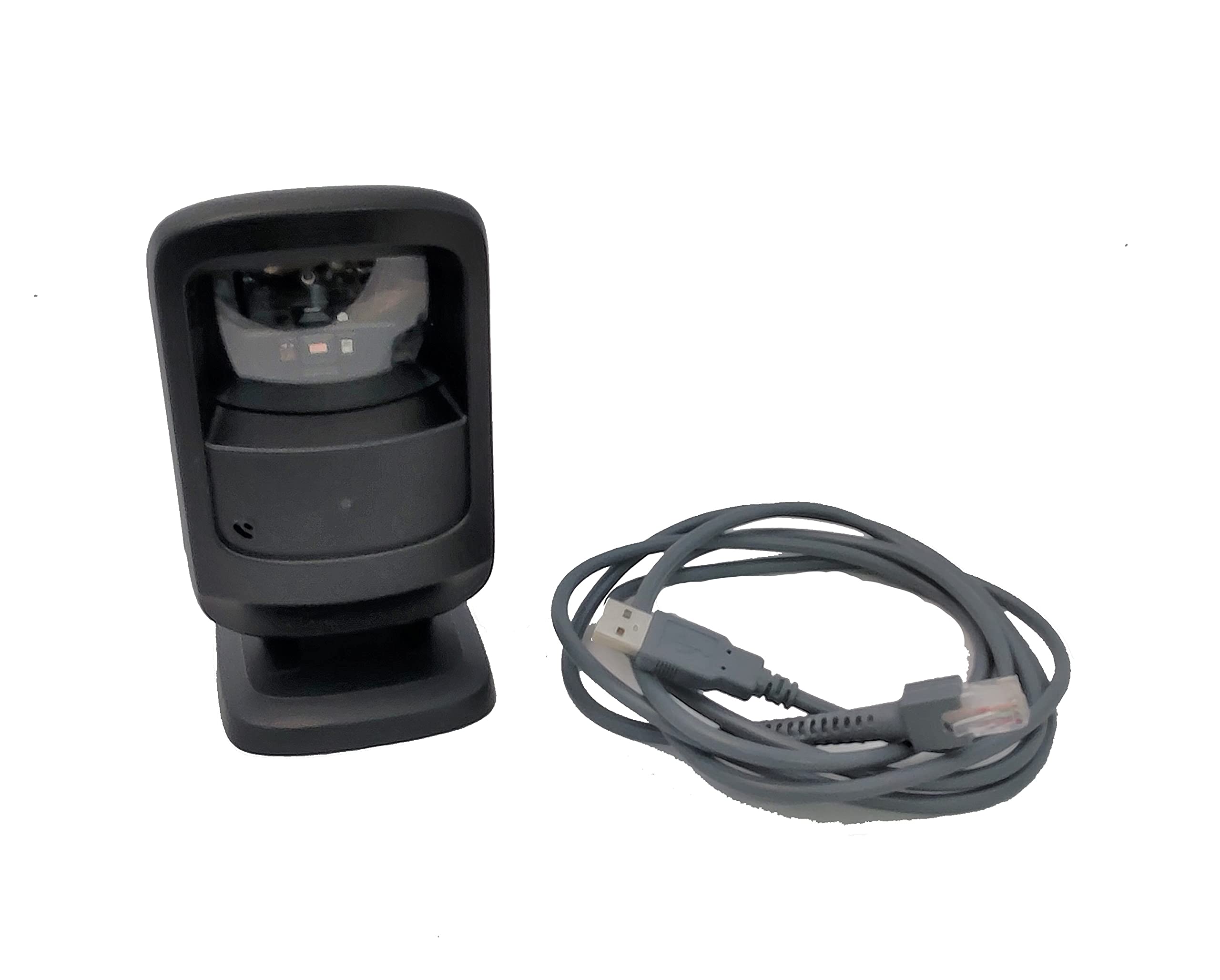 Zebra Symbol DS9208 Handsfree Touchless Barcode Scanner with USB Cable, Black - Scans 1D, 2D and PDF417 Barcodes - DS9208-SR00004NNWW (Renewed)