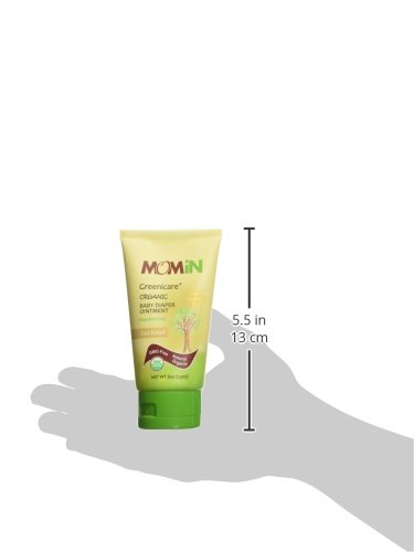 MOMiN USDA Organic Baby Diaper Rash Ointment, All Natural, Fast Relief and Prevention, 2 Fl. Oz