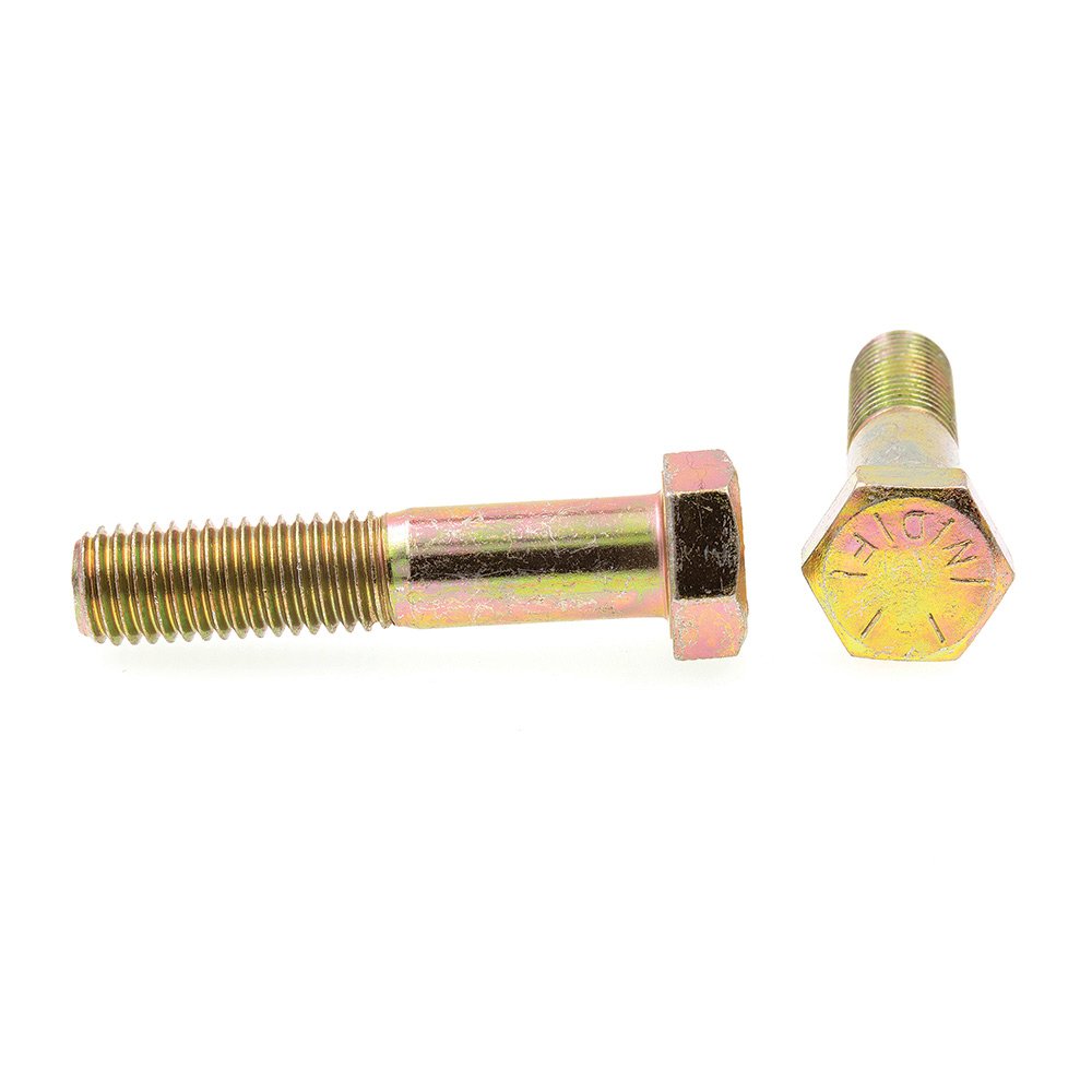 Prime-Line 9106530 Hex Head Cap Screws, Grade 8, 5/8 In.-11 X 3 In., Grade 8 Yellow Zinc (10 Pack)