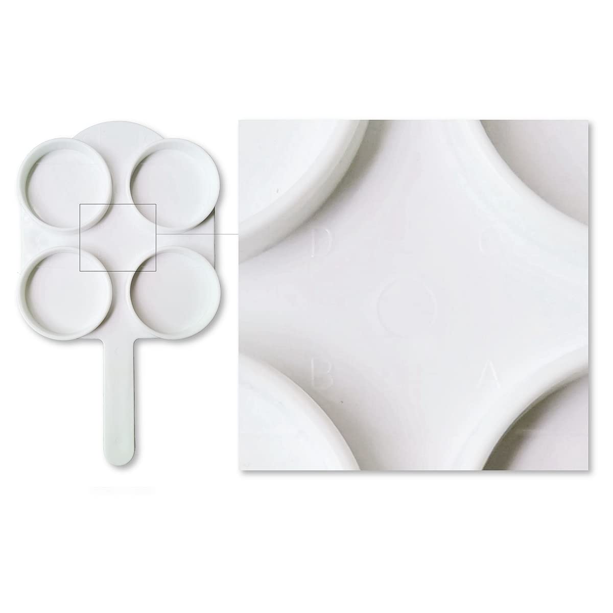 Acopelo 2 Pack Milk Sampling Tray, Milk Sampling Collection Tray, Mastitis Detection Board, Animal Husbandry Supplies