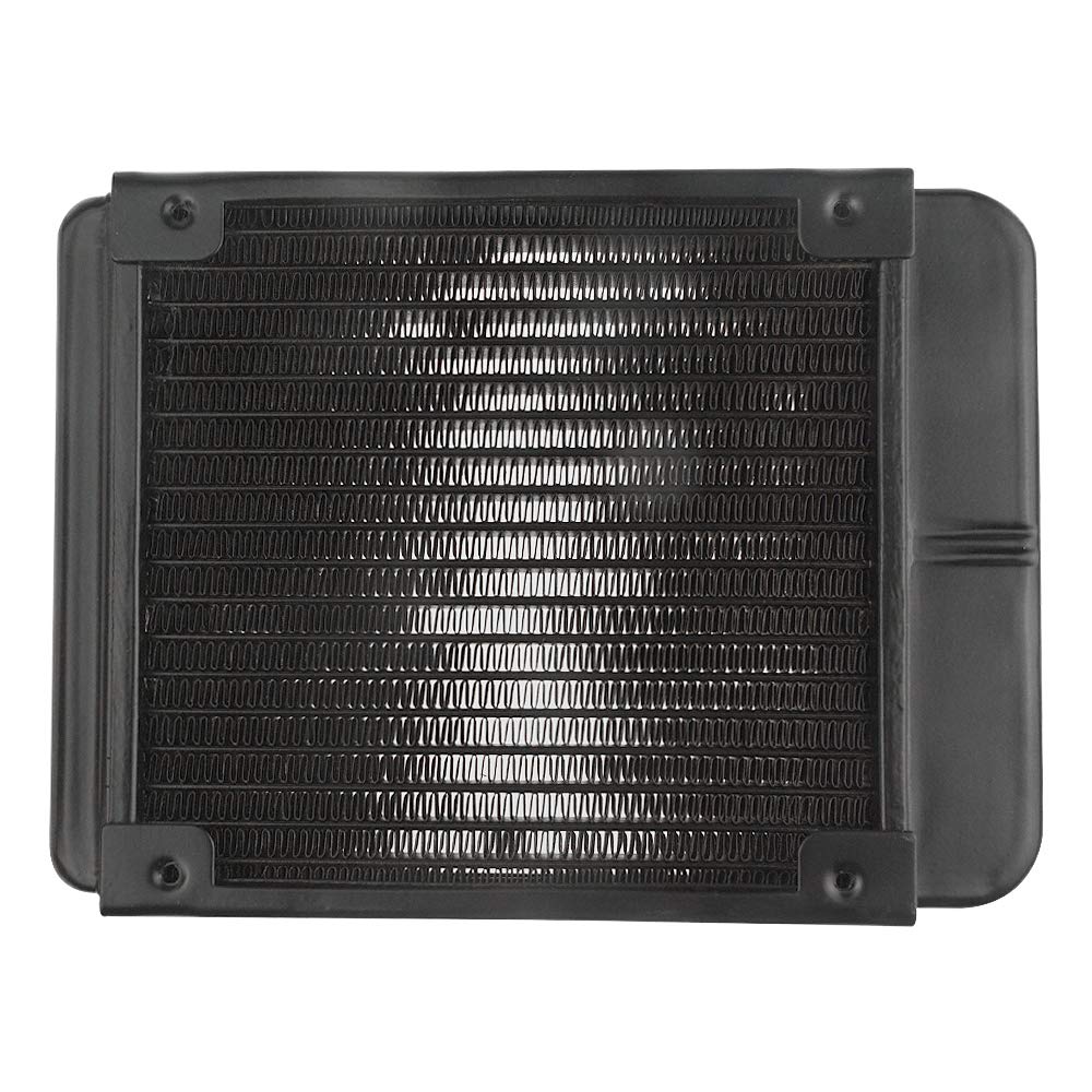 BXQINLENX 18 Pipe Aluminum Heat Exchanger Radiator for PC CPU CO2 Laser Water Cool System Computer 120mm(A)