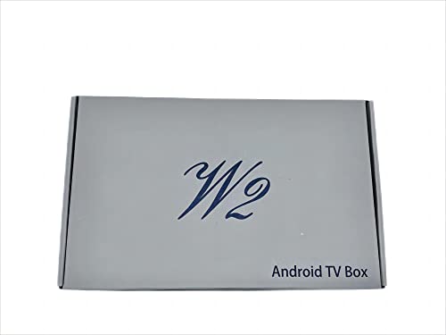 Android TV Box 4GB RAM 128GB ROM Upgraded W2 Mali-G31 2.4G/5G Dual WiFi Bluetooth 4.2,Media Player Support 3D 4K UHD Videos Android 12.0 USB 2.0 with Wireless Backlit Mini Keyboard