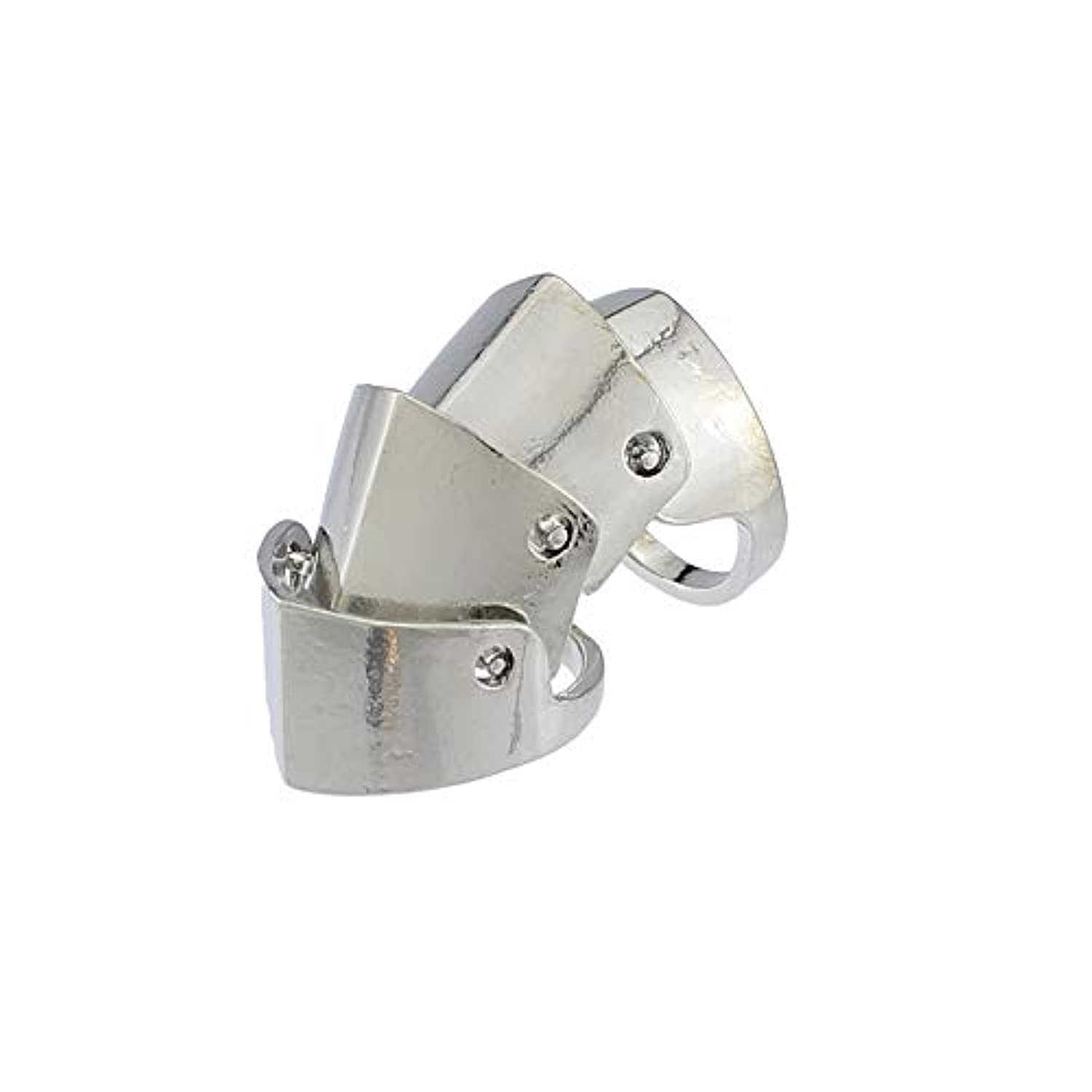 Acosplayer Nana Anime Ring Oosaki Nana Cosplay Knuckle Rings Gothic Finger Bone Ring Punk Jewelry Accessories Props (Silver)