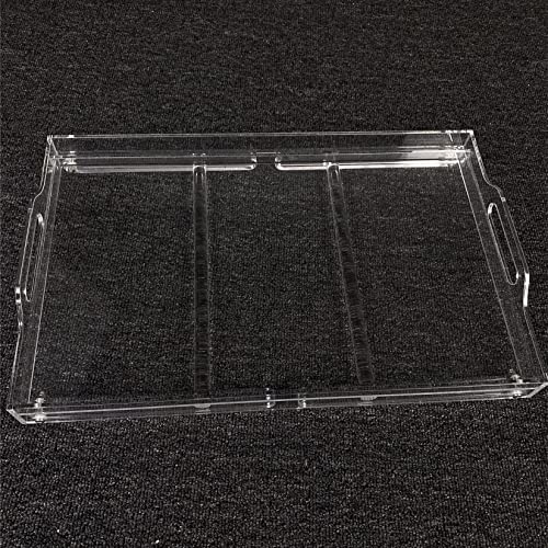 Clear Bed Table Tray with laptops and Phone Holder for Reading,Eating Breakfast in Bed Tray with Folding Legs