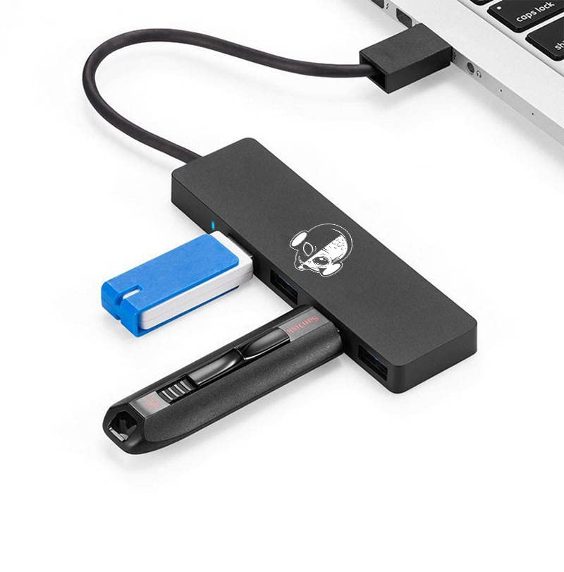 Aliens Tech: 4-Port USB 3.0 Hub, Ultra-Slim for Laptop, PC, Xbox, and More