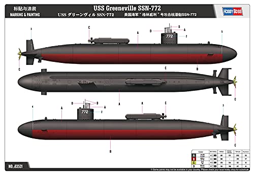 Hobby Boss USS Greeneville SSN-772 Boat Model Building Kit