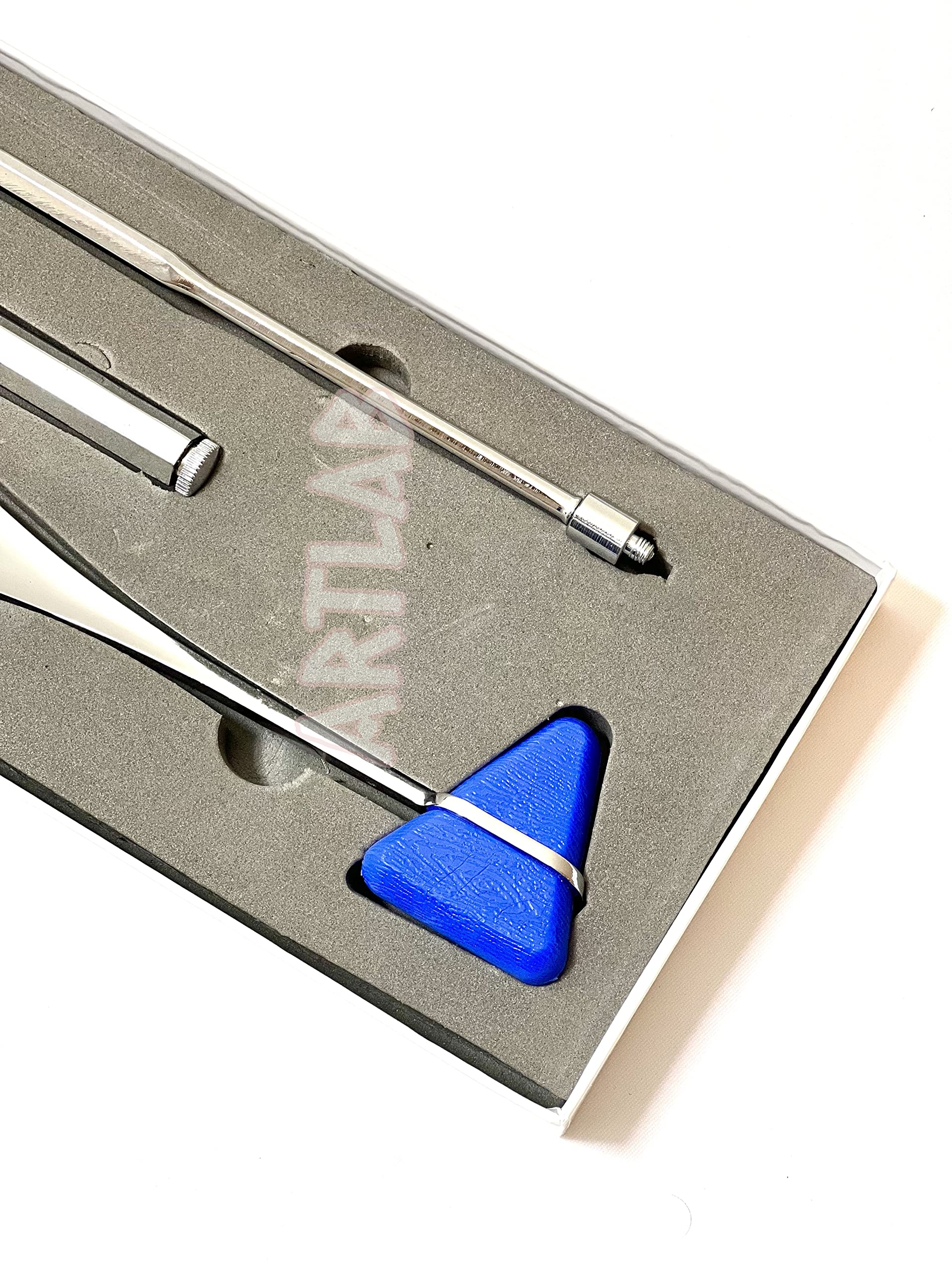 Artlab-Neurological Percussion Set-Reflex Hammer Medical Instrument Set, Includes Pinwheel, Babinski Hammer,Taylor Buck Hammer,Diagnostic Kit for Nurses,EMS,Medical Students (Set of 4 Blue)