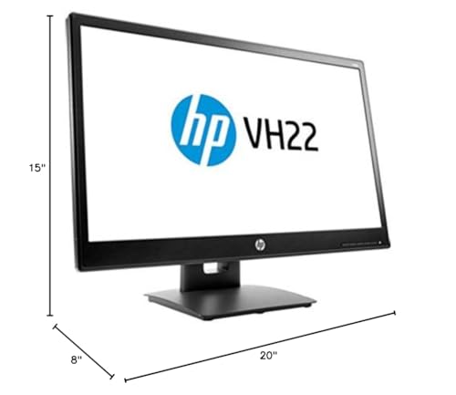 HP 21.5-Inch Screen LED-Lit Monitor Black (V9E67AA#ABA)