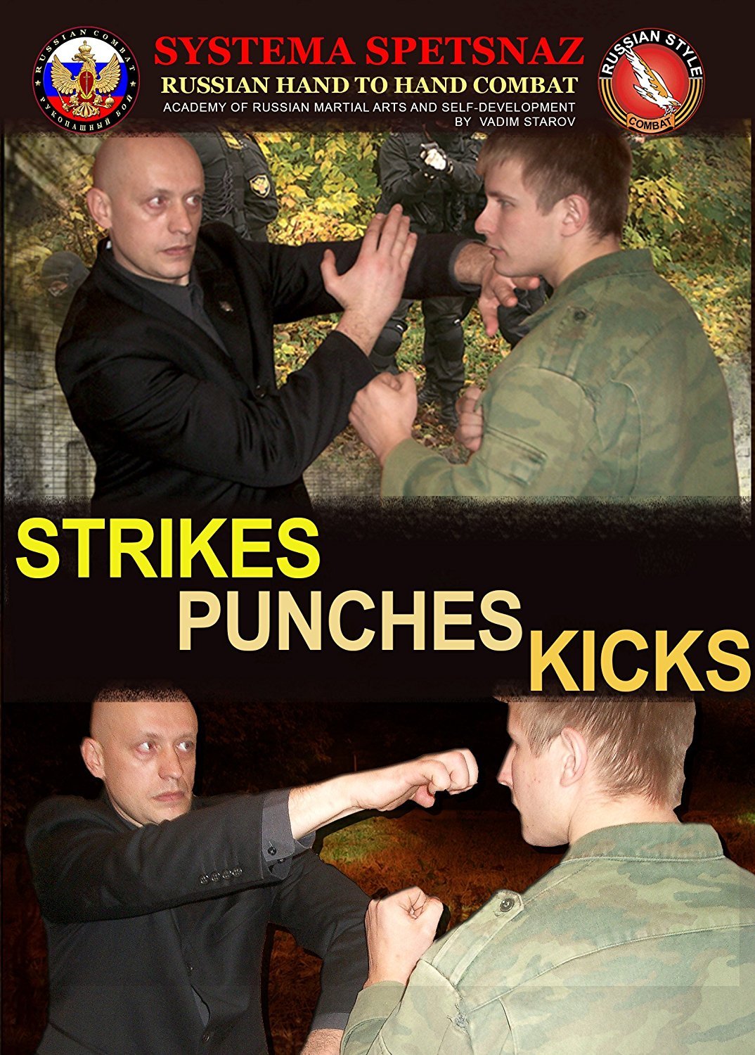 HAND-TO-HAND COMBAT DVD #4: Strikes - Punches - Kicks by Russian Systema Spetsnaz, Street Self-Defense Training DVD, Russian Martial Art Instructional Video