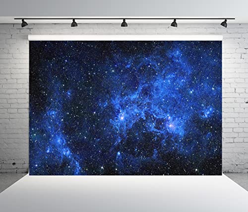 BELECO 7x5ft Fabric Galaxy Stars Backdrop Starry Night Sky Outer Space Galaxy Backdrop Universe Nebula Photography Background Kids Space Party Birthday Baby Shower Decorations Banner Photo Booth Props