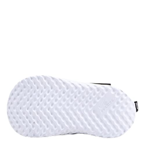 Nike Baby Revolution 5 Velcro Running Shoe, Black/White-Anthracite, 7C Regular US Toddler