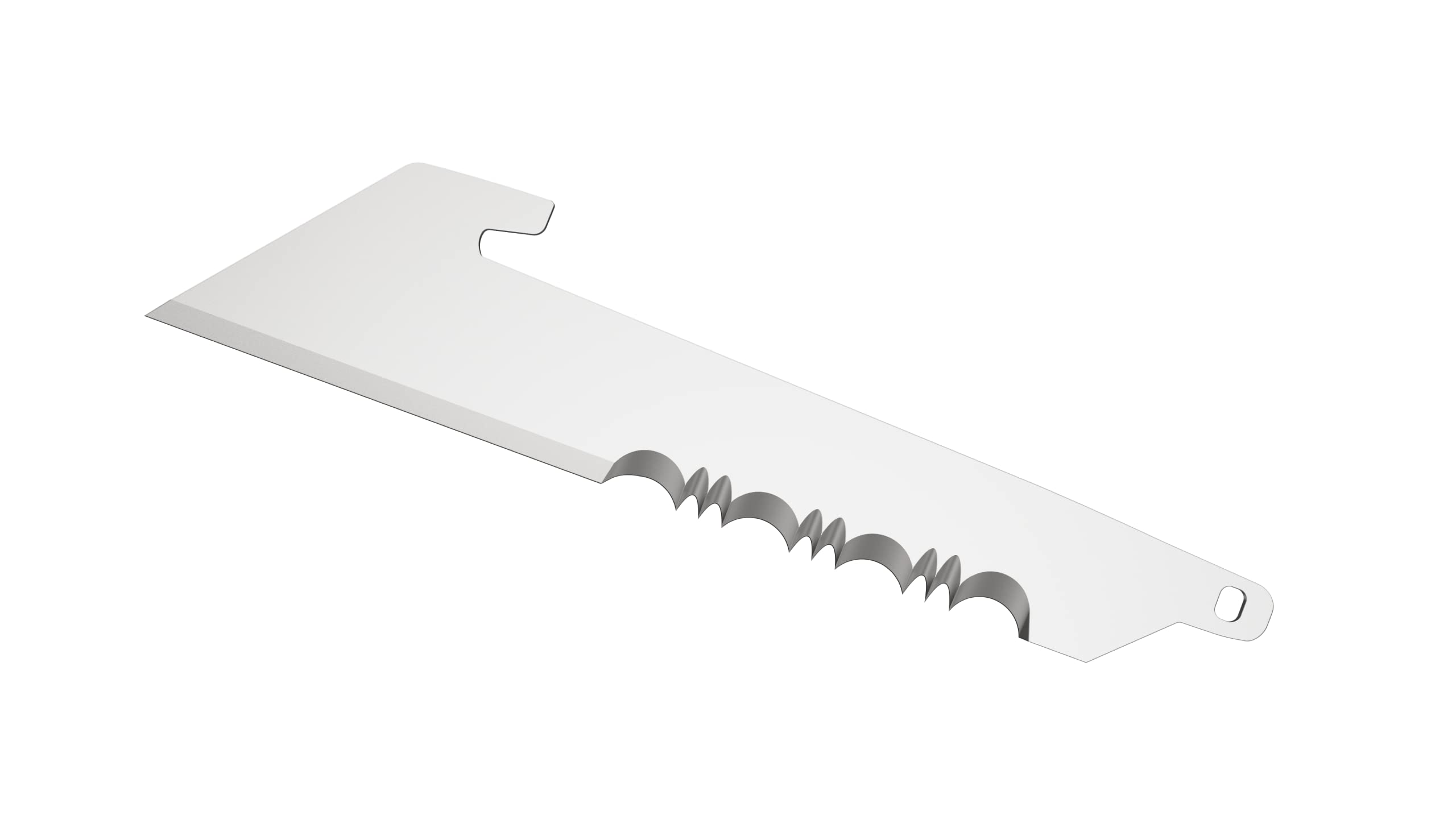 Outdoor Edge 2.5" Utility with Serrations Blade Pack (6 Blades), Compatibility Blade Code 250