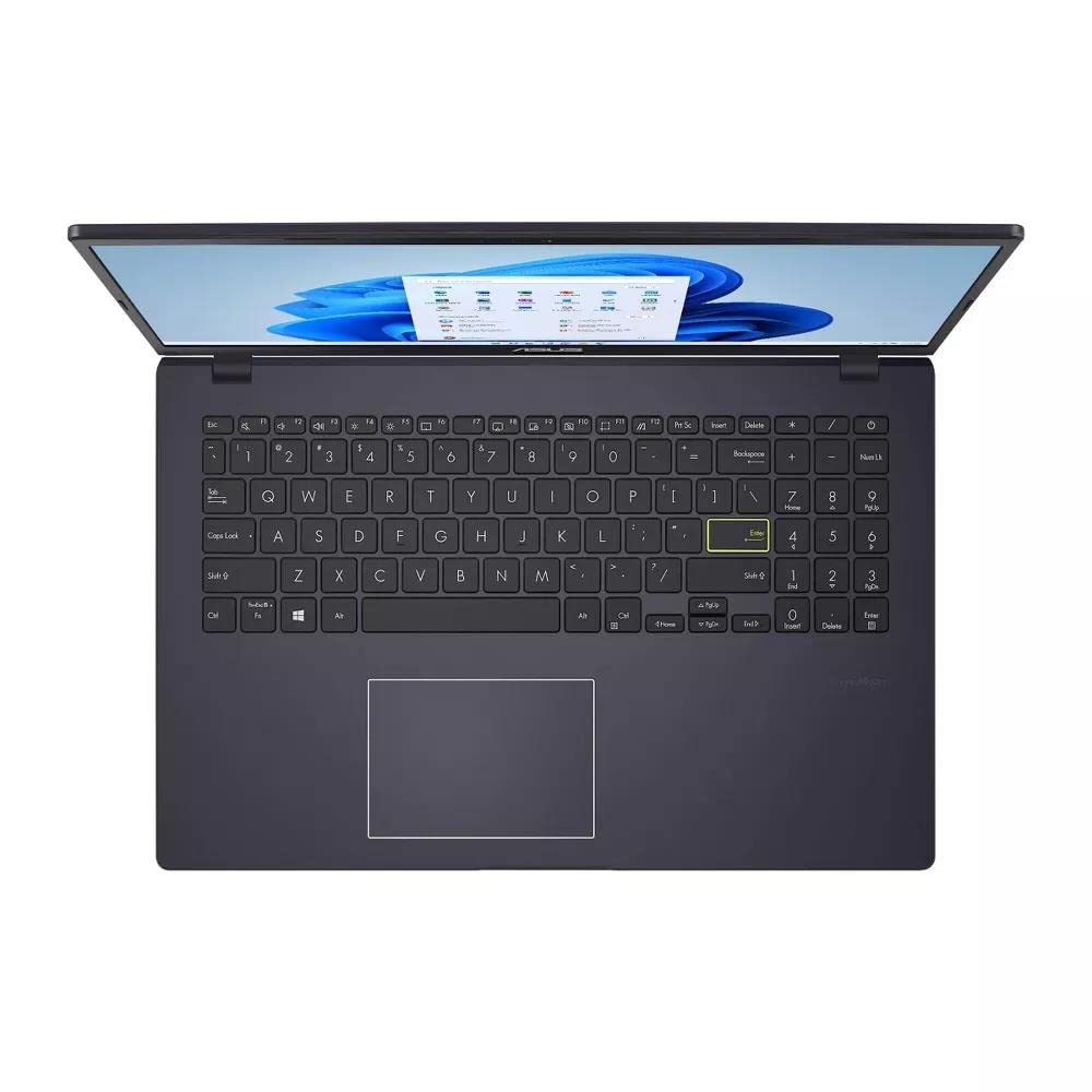 ASUS Newest Ultra Thin Laptop, 15.6” HD Display, Intel Pentium Processor, 384GB SSD(128GB eMMC+256GB PCIe SSD), 4GB RAM, WiFi, Bluetooth, USB, Windows 11 Home S, 1 Year Microsoft 365, Black, JVQ+MP