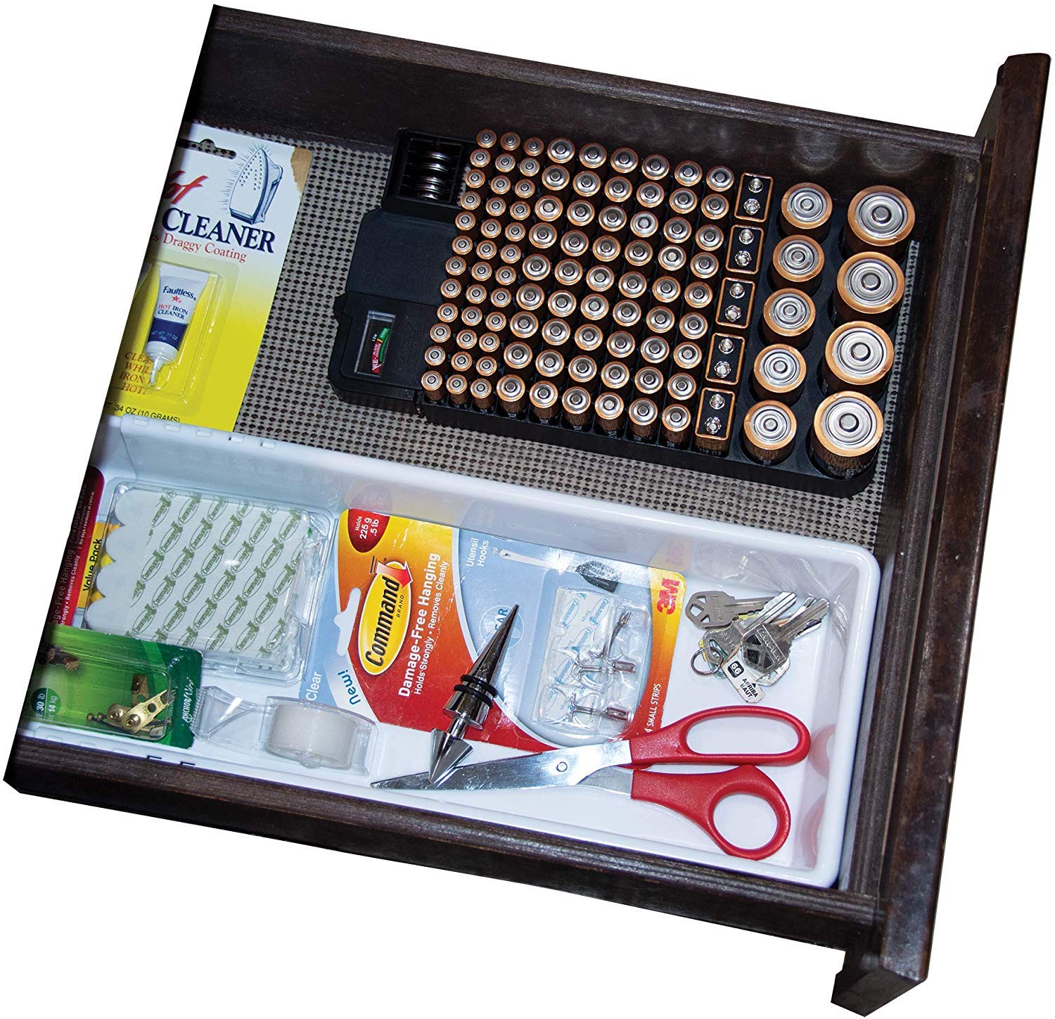 Range Kleen Slim-Line Compartment 104+ Battery Storage Organizer