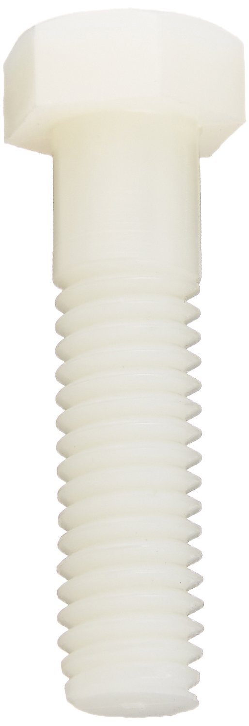 Hard-to-Find Fastener 014973168377 Nylon Hex Bolts, 3/8-16 x 1-1/2, Piece-8