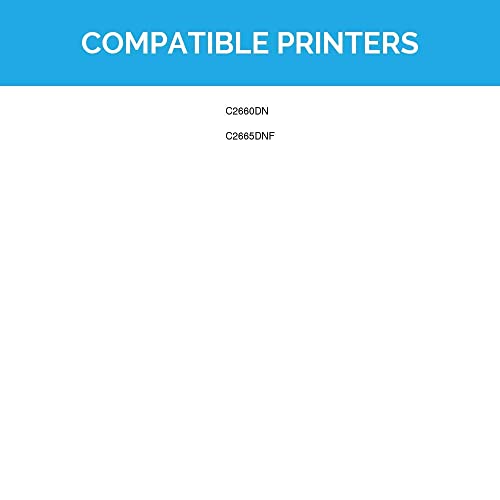 LD Products Compatible 593 Replacement for Dell C2660dn & C2665dnf High Yield Printer Toner Cartridges (2 Black 593-BBBU, 1 Cyan 593-BBBT, 1 Magenta 593-BBBS, 1 Yellow, 593-BBBR, 5-Pack)